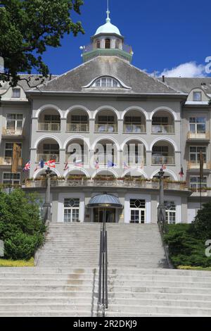 Jesenik,Czech Republic-July 19,2016: Main Spa hotel ,It is world´s ...