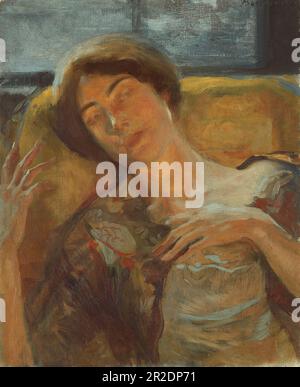Albert Besnard, French (1849-1934), Woman in Full Profile (Grand profil ...