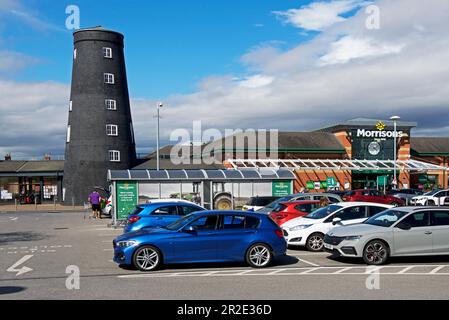 Morrisons supermarket, on Boothferry Road, Goole, incorporating an old ...