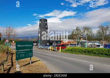 Morrisons supermarket, on Boothferry Road, Goole, incorporating an old ...