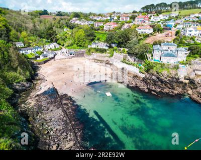 Beach, Cornwall, Crystal Clear Waters Stock Photo - Alamy