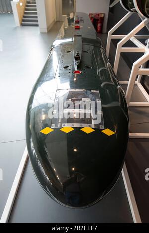 JP233 airfield denial cluster bomb (bottom) and WE.177C tactical ...