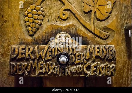 Old wine barrels, Badischer Winzerkeller, Breisach am Rhein, Breisgau ...