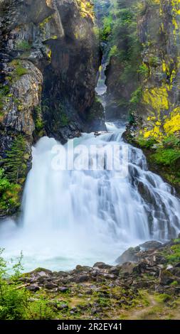Reinbach falls in South Tyrol Stock Photo - Alamy