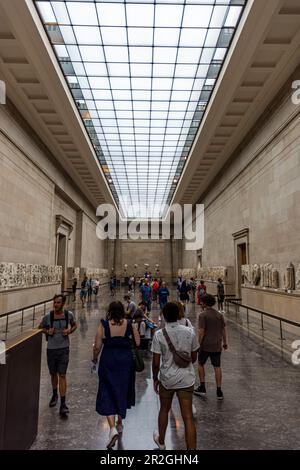 Greek Parthenon Metopes in British Museum in London Stock Photo - Alamy