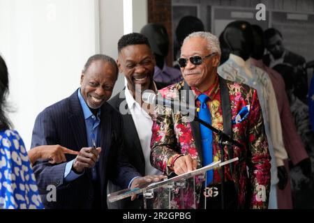The Spinners, from left to right: Jessie Peck, Ronnie Moss and Curtis ...