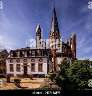 Limburg an der Lahn, Limburg Castle, Limburg Palace, courtyard with ...