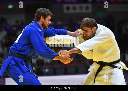 Aleksandar Kuko (SRB) fight against Zelym Kotsoiev (AZE) World Judo Championships Doha 2023 Men ...