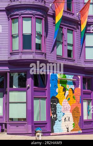 Market Street, Fillmore District, San Francisco, California, USA Stock ...