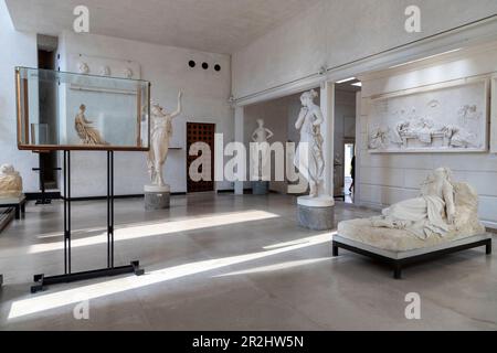 The gypsoteca of the Canova museum house, Possagno, Treviso district ...