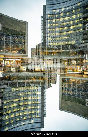 The modern architecture of the Piazza alvar Aalto in the metropolitan ...
