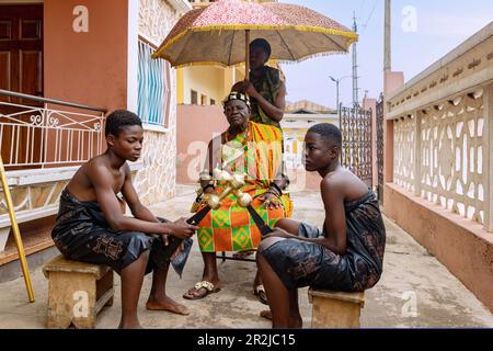 Audience with Ashanti Chief Nana Okyere Ntwi II, Chief of Asante ...