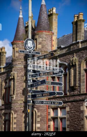 Stornoway town centre Stock Photo - Alamy