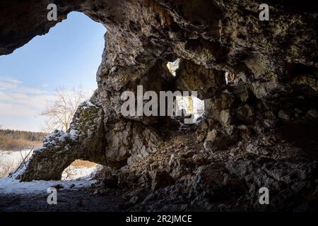 wintry blockstone cave, UNESCO World Heritage Site "Caves and Ice Age ...