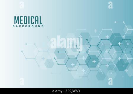 modern background medicine geometry molecules in vector Stock Vector ...