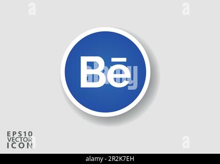 Behance logo vector is a stylized representation of the logo for the popular social media app ...