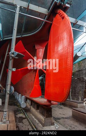Screw propeller & rudder of Isambard Kingdom Brunel's Steam Ship SS ...