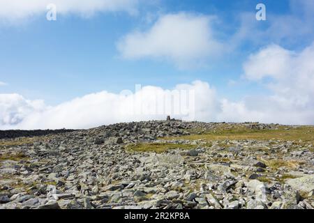 the Welsh mountain Foel-Fras in the Carneddau North Wales Stock Photo ...