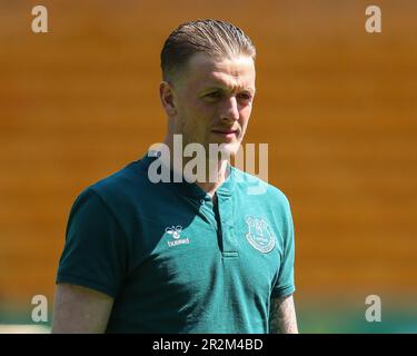 Jordan Pickford Of Everton Arrives during the Burnley v Everton Premier ...