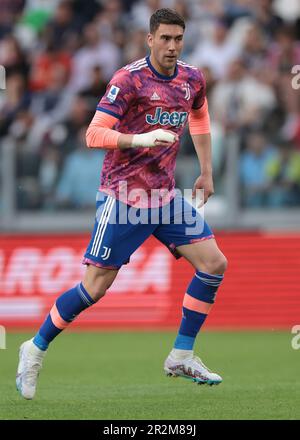 Juventus' Dusan Vlahovic during the Serie A EniLive soccer match ...