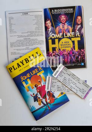 "Some Like it Hot" playbill from the Sam S. Shubert Theatre, New York ...