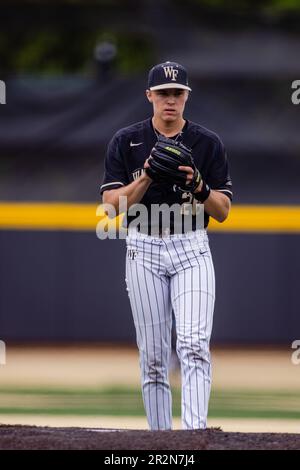 May 20, 2023: Wake Forest Demon Deacons pitcher Seth Keener (26) starts ...