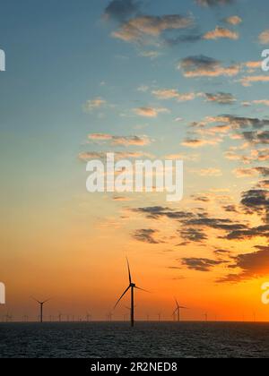 Offshore wind farrn. Netherlands North sea. Hollandse Kust Zuid (HKZ ...