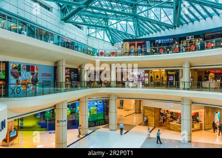 The Suntec City Mall in Singapore. The Office Towers comprise five ...