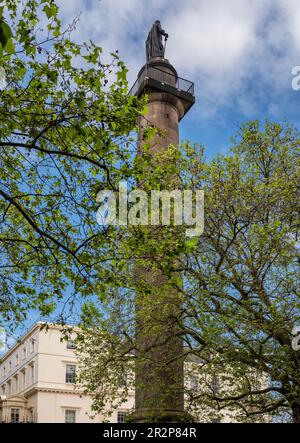 The Duke of York statue designed by Benjamin Wyatt and in tribute to ...