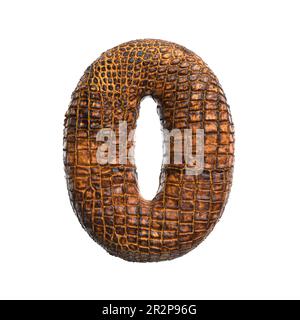 Crocodile number 8 - 3d reptile digit - Suitable for wildlife, ecology ...