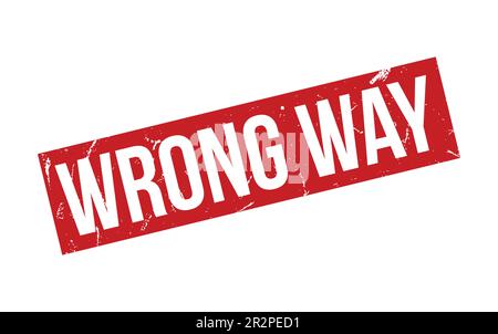 Wrong Way Rubber Stamp Seal Vector Stock Vector Image & Art - Alamy