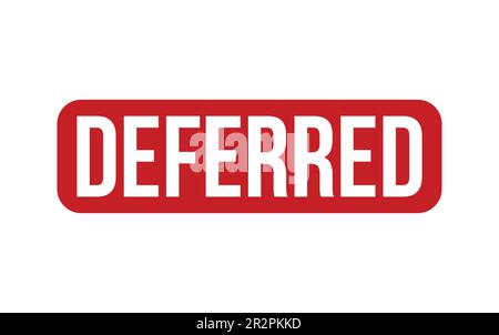 Deferred Rubber Stamp Seal Vector Stock Vector Image & Art - Alamy