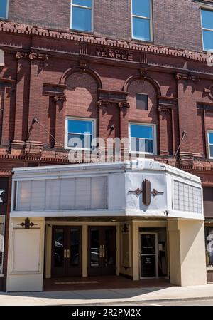 The entrance to the former Masonic Temple on North Fraley Street in ...