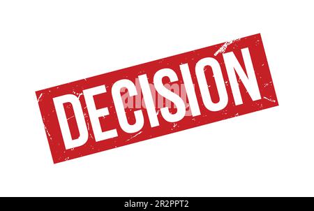 Decision Rubber Stamp Seal Vector Stock Vector Image & Art - Alamy