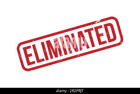 Eliminated Rubber Stamp Seal Vector Stock Vector Image & Art - Alamy