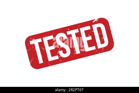 Tested Rubber Stamp Seal Vector Stock Vector Image & Art - Alamy
