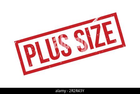 Plus Size Rubber Stamp Seal Vector Stock Vector Image & Art - Alamy