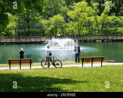 Merriam, Kansas - May 20, 2023: Turkey Creek Festival at Antioch Park ...