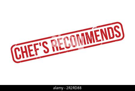 Red Chef’s recommends Rubber Stamp Seal Vector Stock Vector Image & Art ...