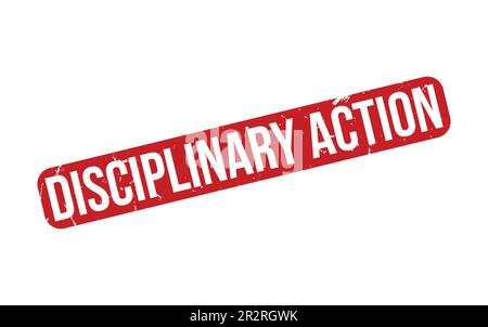 Disciplinary Action rubber grunge stamp seal vector Stock Vector Image ...