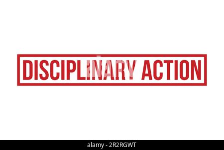 Disciplinary Action Rubber Stamp Seal Vector Stock Vector Image & Art ...