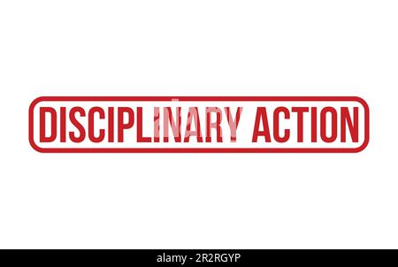 Disciplinary Action Rubber Stamp Seal Vector Stock Vector Image & Art ...