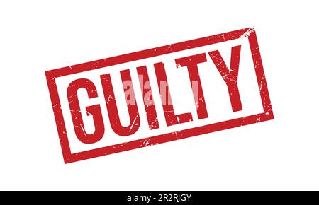Guilty Rubber Stamp Seal Vector Stock Vector Image & Art - Alamy