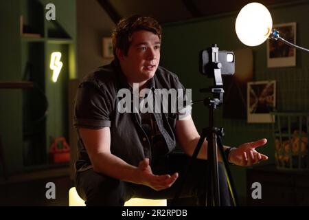 JUSTIN STERNER in LIFEMARK (2022), directed by KEVIN PEEPLES. Credit ...