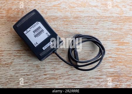 USB connected SpeedTouch 330 ADSL modem with Ethernet socket Stock ...