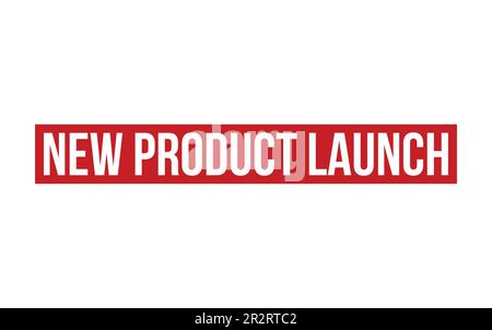 Red New Product Launch Rubber Stamp Seal Vector Stock Vector Image ...