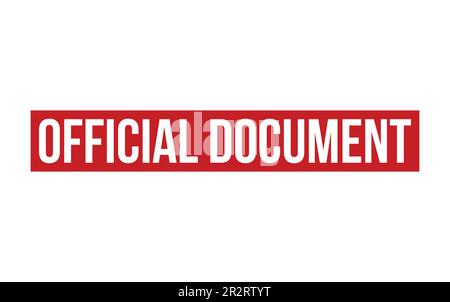 Red Official Document Rubber Stamp Seal Vector Stock Vector Image & Art ...