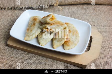 Cireng Mercon filled with spicy chicken meat, a typical food from ...