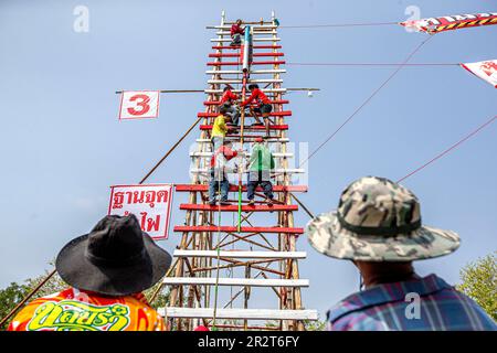 The Rocket Festival in Yasothon Thailand Stock Photo - Alamy
