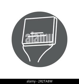 Peltier diode black line icon. Pictogram for web page, mobile app ...